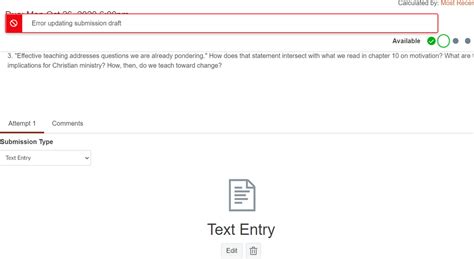 Solved Archived Assignment Submission Error Instructure Community 419502