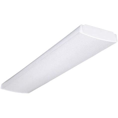 Lithonia Lighting Lb 2 32 Mvolt Geb10is 4 Ft 2 Light White Fluorescent Low Profile Wraparound