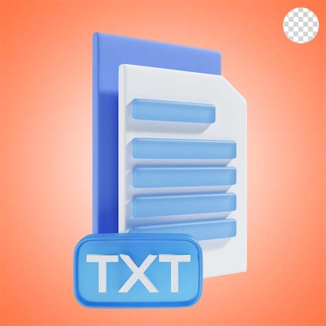 Premium Psd Txt File Icon
