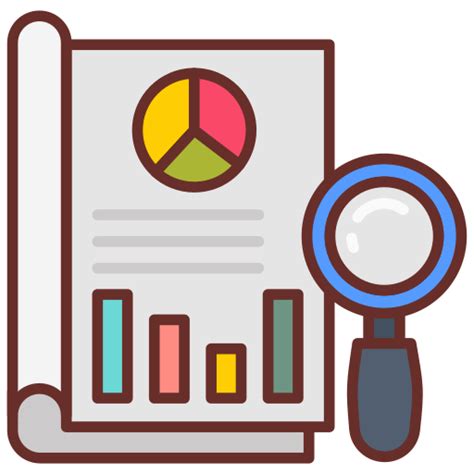 Technical Analysis Analytical Report Audit Scanning Data Icon