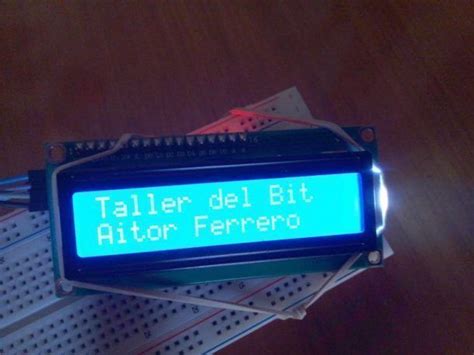 Lcd Arduino I2c Lcd Arduino El Taller Del Bit