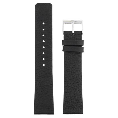 Buy Online 20 Mm Black Genuine Leather Straps For Men Nf3105275020sp