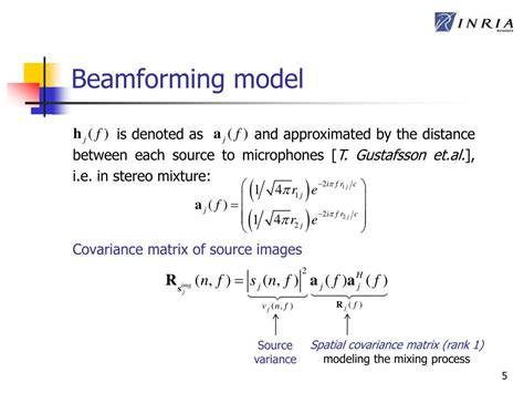 Ppt Spatial Covariance Models For Under Determined Reverberant Audio