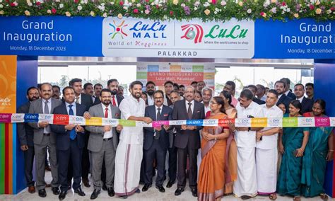 പാലക്കാട് ലുലു മാൾ തുറന്നു കേരളത്തിലെ അഞ്ചാമത്തെ ലുലു ഷോപ്പിങ്ങ് കേന്ദ്രം