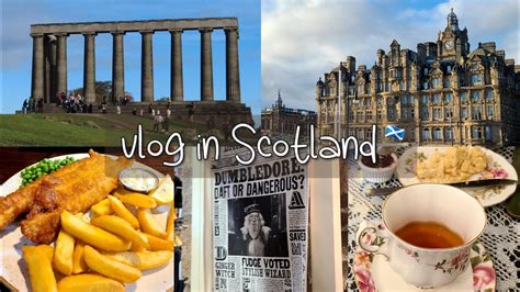 스코틀랜드 여행🏴󠁧󠁢󠁳󠁣󠁴󠁿 해리포터 덕후를 위한 도시🏰 에든버러의 애프터눈티세트 피쉬앤칩스 Youtube