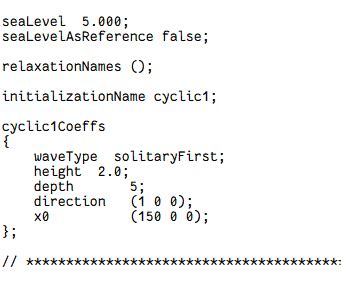 waves2foam孤立波造波衰减