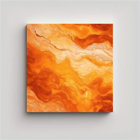 Cuadro Decorativo Mármol Naranja Decocuadros