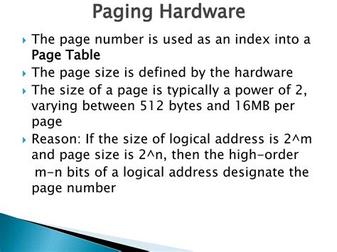 Paging And Segmentation PPTX