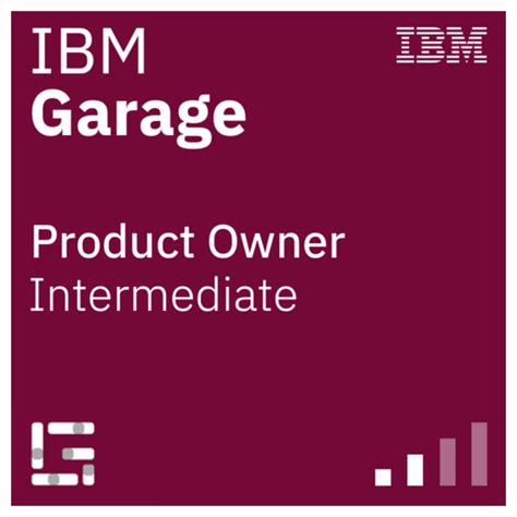 Ibm Garage Product Owner Credly
