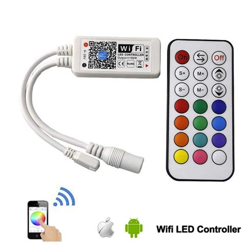 DC V V V RGB Led Wifi Controller RGBW RGBWW Bluetooth WiFi LED Controller For