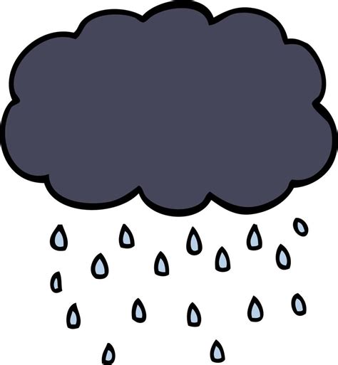 Cartoon Cloud Raining 12138011 Vector Art At Vecteezy