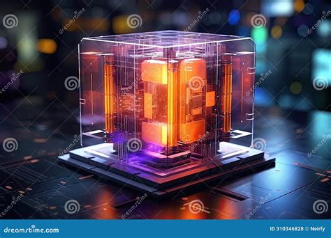 Quantum Computer Qubit Network Ultra Modern Computer Technologies
