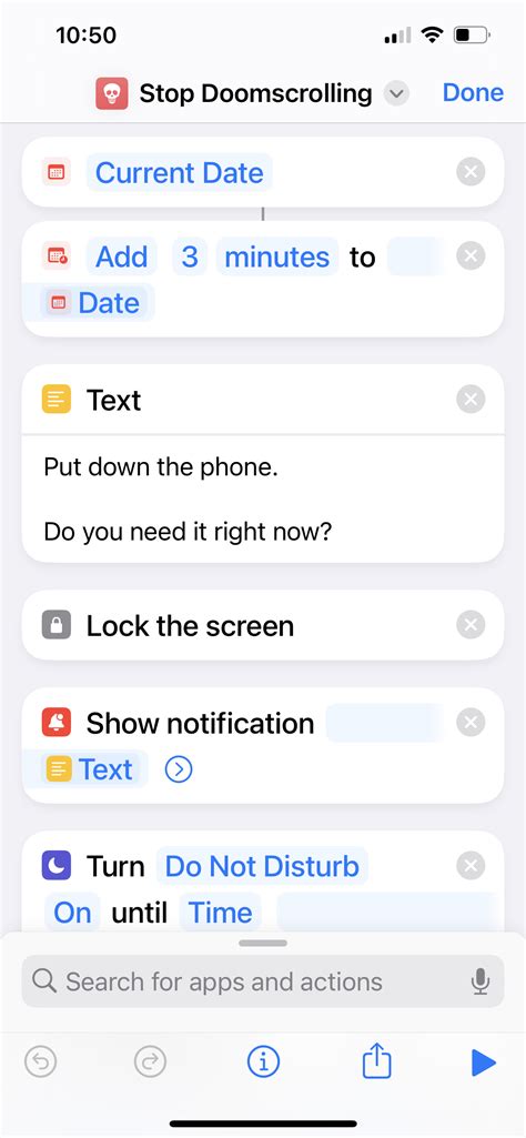 The Stop Doomscrolling Shortcut This Builds Character