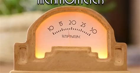 Retro Arduino Thermometer With Art Deco Style By Nickthegreek82