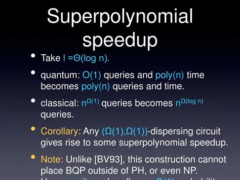 Ppt Superpolynomial Speedups From The Quantum Fourier Transform On
