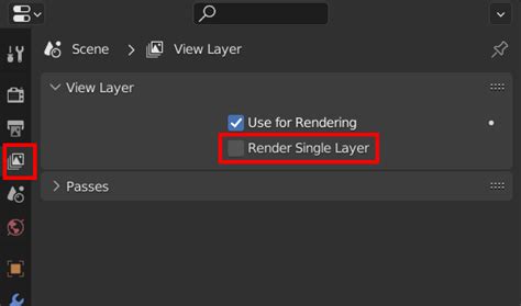 Render Region And View Layers Lighting And Rendering Blender