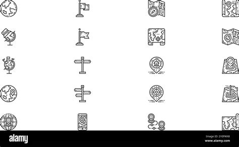 Geography Icons High Quality Vector Icons Collection With Editable Stroke Ideal For