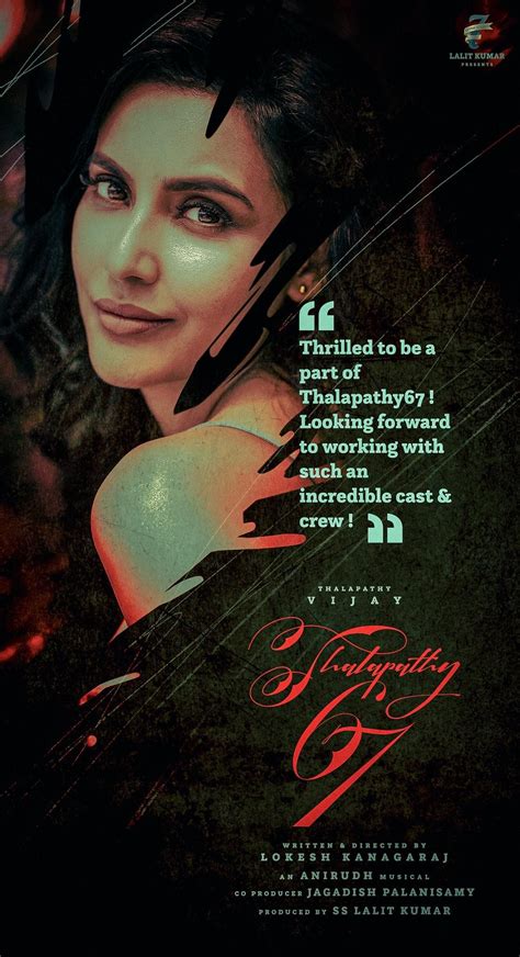 Thalapathy 67 Cast And Crew Official List And Posters Tamil Movie Music