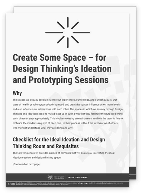 Create Some Space For Ideation Sessions And Design Thinking IxDF