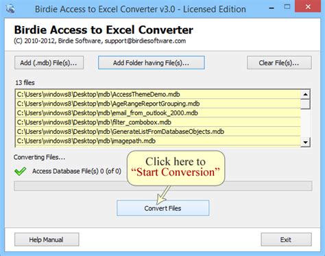 Convert Ms Access To Ms Excel With Access To Excel Converter