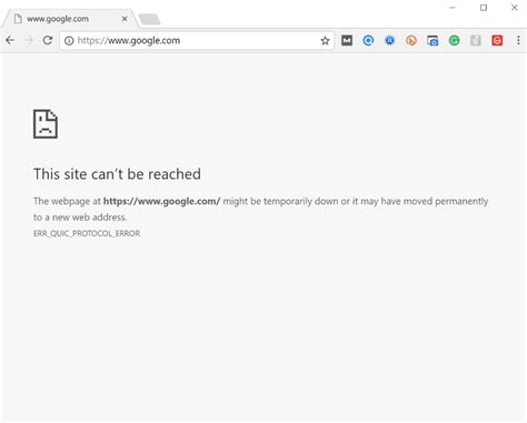 How To Fix ERR QUIC PROTOCOL ERROR Message In Chrome Browser Browser Extensions Proxy Server