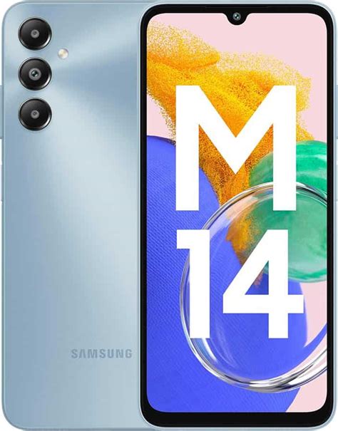Samsung Galaxy M14 4g Arctic Blue 128gb 6gb Ram Gsm Unlocked Phone