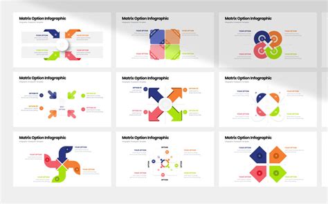 Matrix Option Infographic Presentation Template