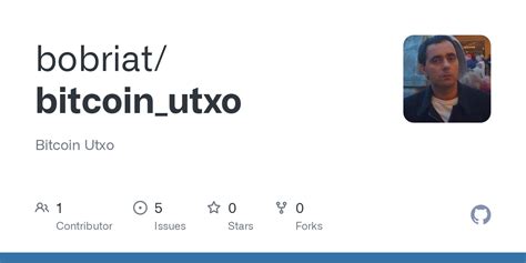 Github Bobriatbitcoinutxo Bitcoin Utxo