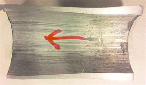 Longitudinal Section Of Stretched Abrupt Transition Manufactured