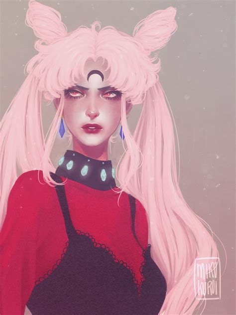 Sailor Moon Black Ladys Fan Art Sailor Mini Moon Sailor Moon Fan Art