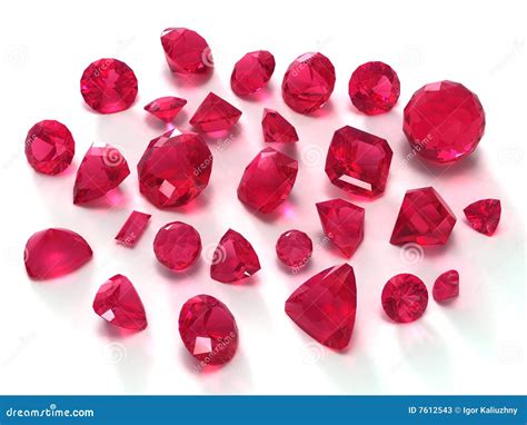 Ruby Gems Stock Photos Image 7612543