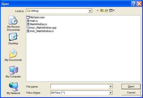 Qt Creator Blog Xp Style Common Dialogs