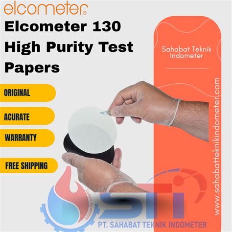Elcometer 130 High Purity Test Papers Distributor Water Meter Flow