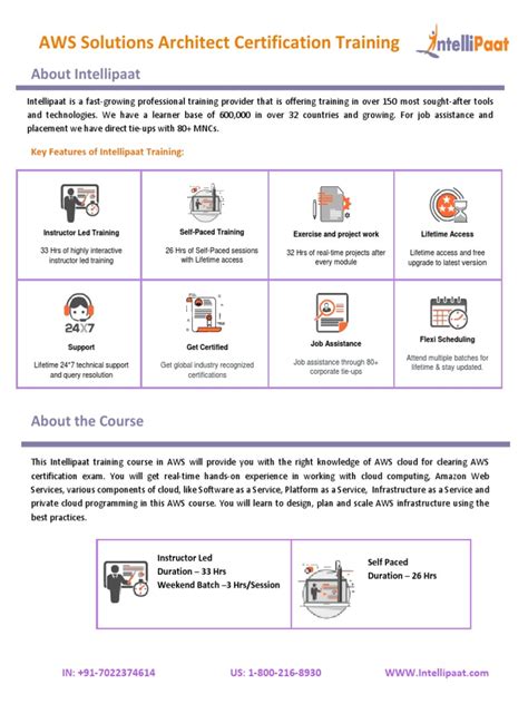 Aws Brochure Pdf Amazon Web Services Cloud Computing