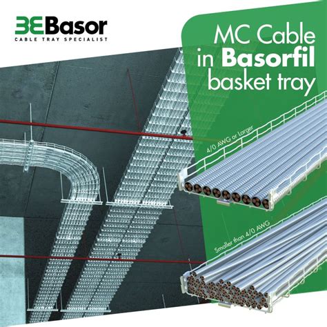 Mc Cable In Basket Tray Save Money And Time Wire Mesh Is A Nec