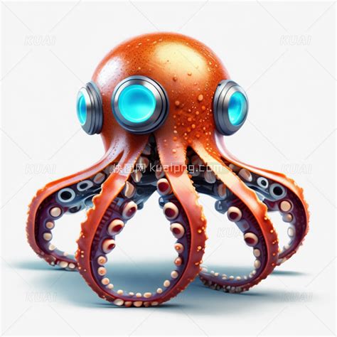 八爪鱼机器 快图网 免费PNG图片免抠PNG高清背景素材库kuaipng