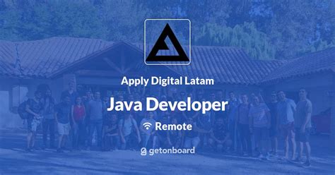Java Developer At Apply Digital Latam Remote Work From Home Get