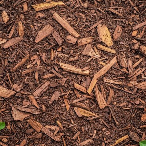 Wood Mulch Texture Background Composition Premium Ai Generated Image