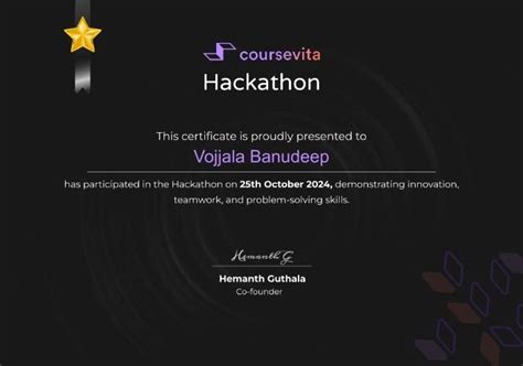 Banudeep Vojjala On Linkedin Hackathon Innovation Teamwork Problemsolving Technology