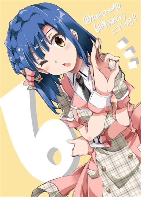 ミリシタ「ミリシタ6周年おめでとうございます ミリオンが好きで毎日が楽しいですこれから」train528isfe44のイラスト