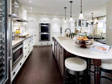 Unique White Kitchen Islands Designs