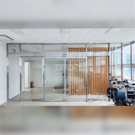 사무실 유리칸막이 인테리어 가벽 Office Interior 자동문의고수 Ceiling Design Design Ceiling