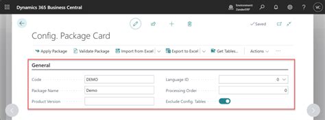 How To Import Data Using Configuration Packages In Dynamics 365 Business Central Dynamics 365