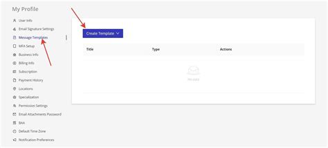 How To Create A Message Template In Hipaatizer