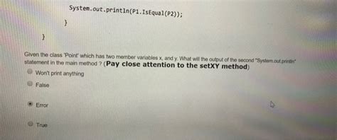 Solved Public Class Point Private Int X Private Int Y