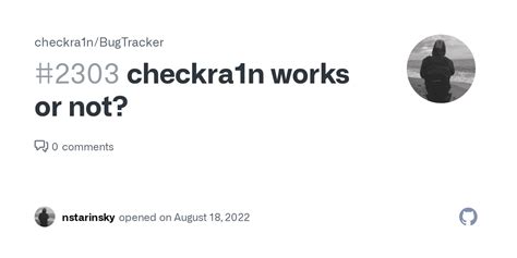 checkra1n works or not · issue 2303 · checkra1n bugtracker · github