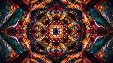 Colorful Colorful Abstract Pattern Picture Kaleidoscope Kaleidoscope
