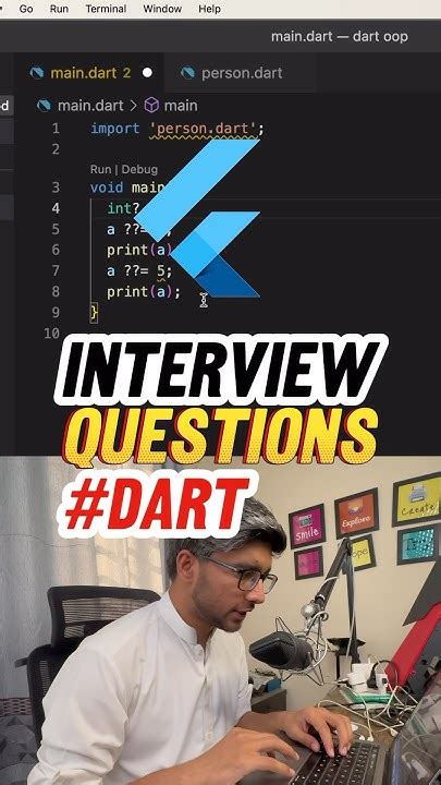 Flutter Interview Questions Flutter Dartlanguage Dart Interview Coding Youtube
