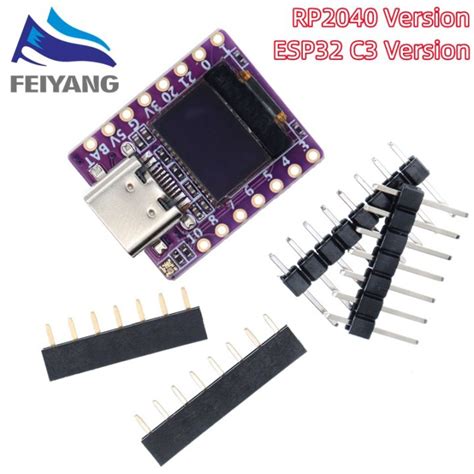 Esp32 C3 Rp2040 Raspberry Pi Pico Development Board With 042 Inch Lcd Risc V Wifi Bluetooth