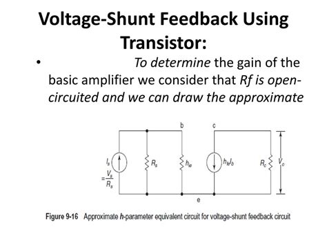 Current Shunt Feedback Amplifier Ppt Background